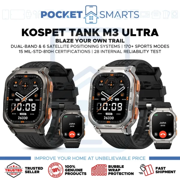 Kospet Tank M3 Ultra - Pocketsmarts Sdn Bhd